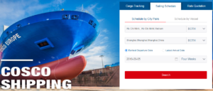 THÔNG TIN HÃNG TÀU COSCO SHIPPING LINES